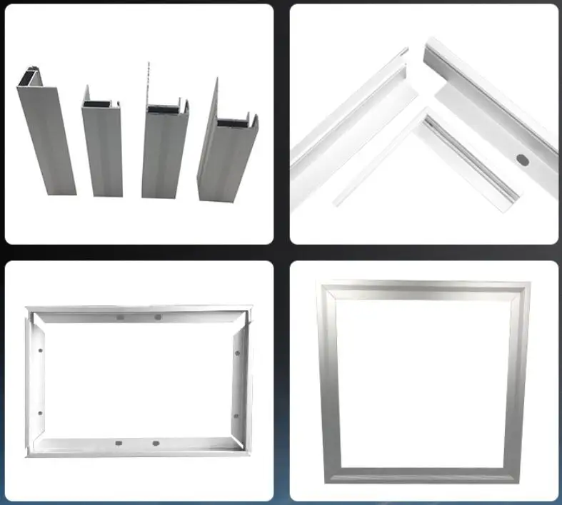 Guide Rail Aluminium Extrusion Profile Monofacial Bifacial Solar Panel ...