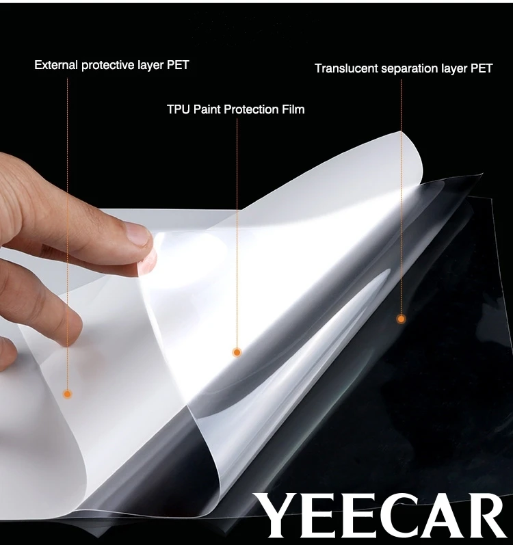Yeecar G5 Clear Sheets Of Polymeric Film To Be Applied To Automotive Vehicles To Coat And ...