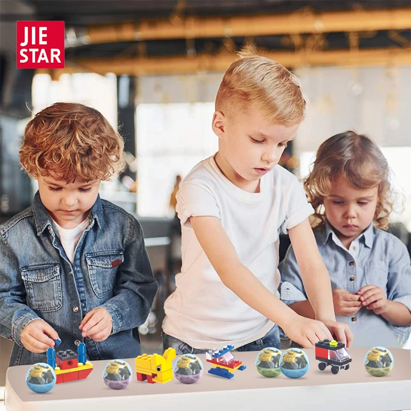 Jiestar Prefilled Surprise Egg With Mini Building Block Supermarket ...