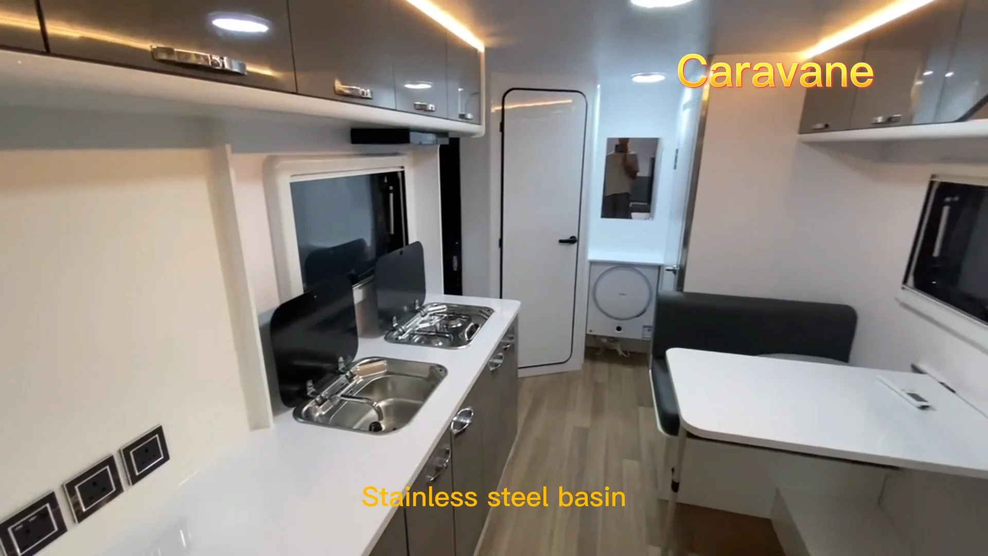 2022 Small Camping 14 Ft Caravan Trailer Caravan With Cabinet - Buy ...