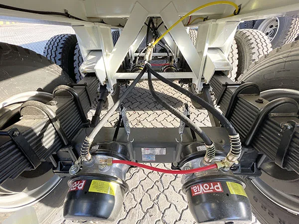 Panda Mech 3 Axle 40ft Wooden Floor Container Flatbed Truck Semi ...