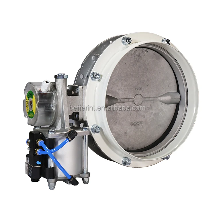 Sicoma Sd300 Pneumatic Butterfly Valve For Cement Silo - Buy Butterfly ...