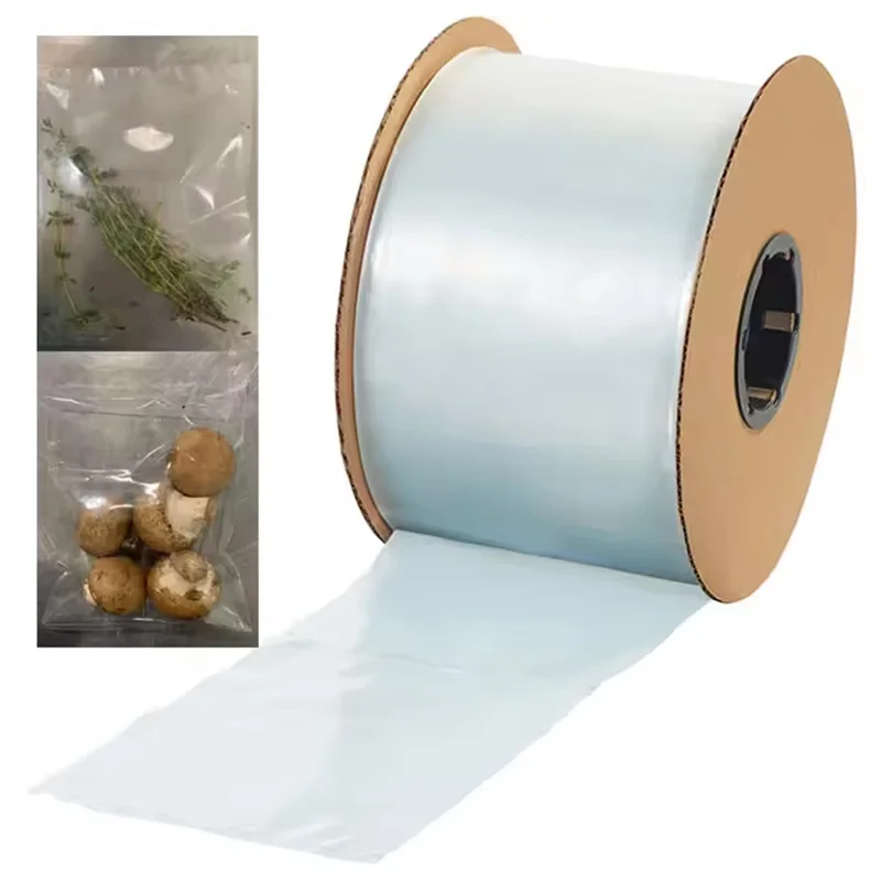 Transparent Automated Machines Perforated Pre-opening On A Roll Bags ...