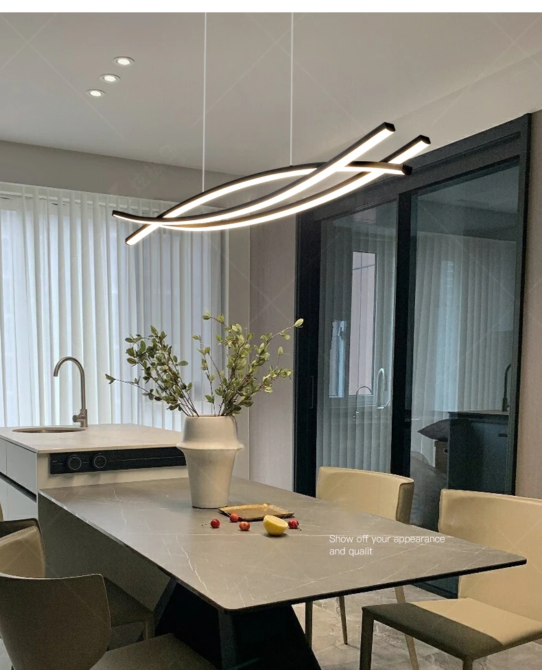 New Modern Led Chandeliers Kitchen Island Home Decor Lights Hanging ...