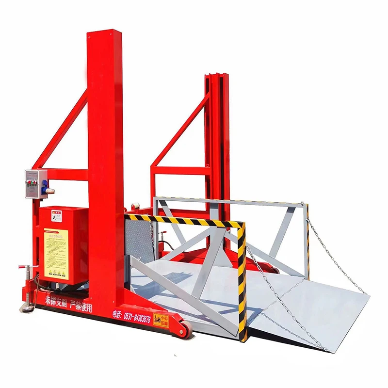 portable hydraulic loading and unloading dock platform elevator for ...