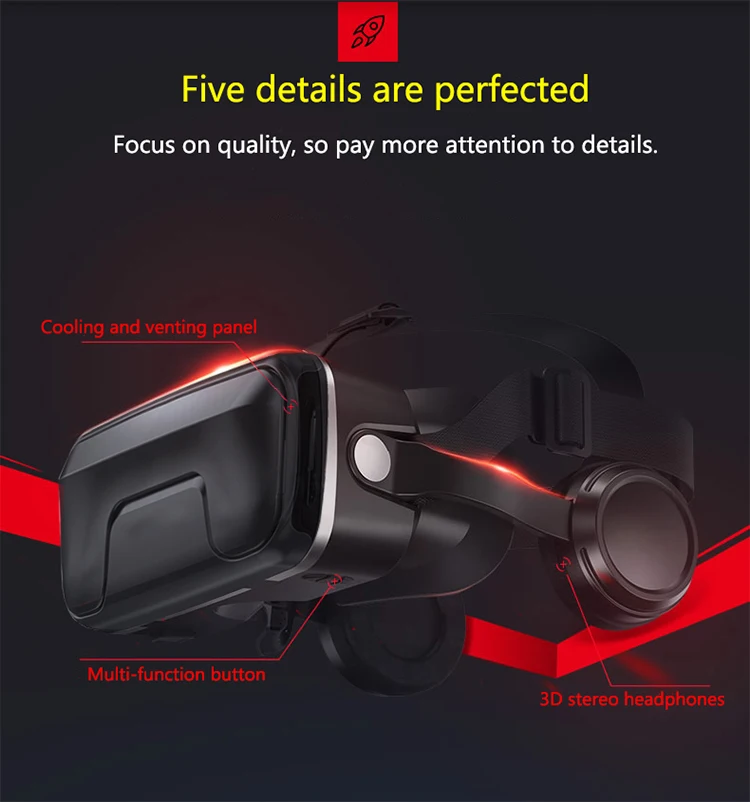 3d Visual Reality Vr Glasses Wholesale Support 4.7-6.53 Inch Mobile ...