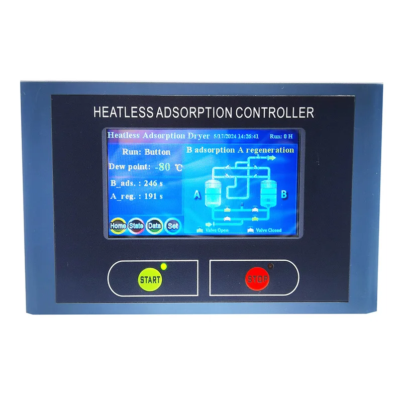 Touch Screen Dew Point Control Rs485 Communication Air Dryer Controller ...