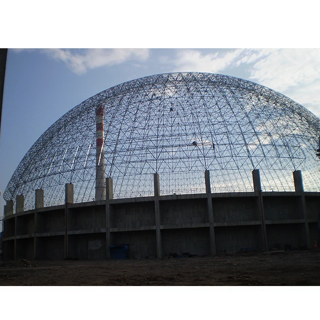 Lfbjmb Steel Structure Steel Frame Dome Coal Storage Frame Structure ...
