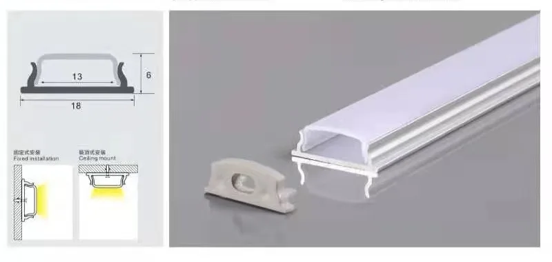 18*6mm Flexible LED Profile - Durable and Efficient