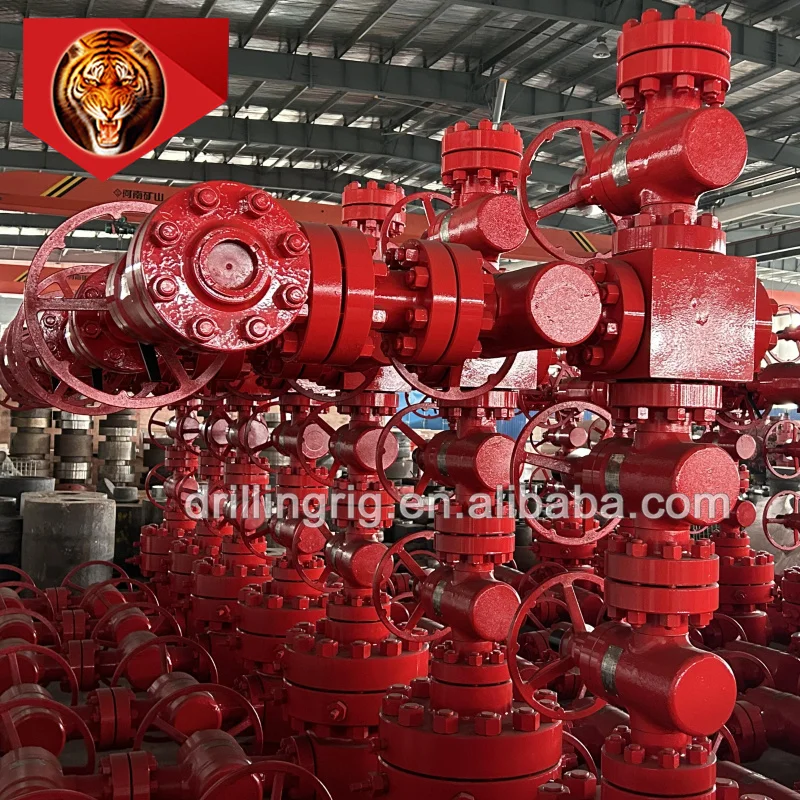 Tigerrig API 6A Oil Water Injection Wellhead Christmas Tree Assembly Device for Well Drilling ...