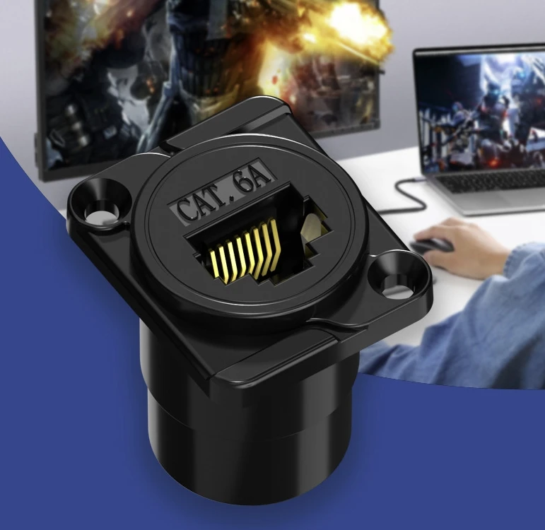 D-type Module - CAT6A RJ45 Interface Network Port Extender