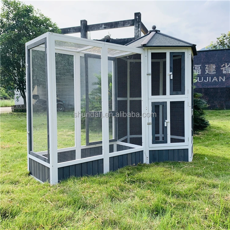 SDB011 Outdoor Bird Aviary Indoor Wooden Large Bird Cage Parrot Bird ...