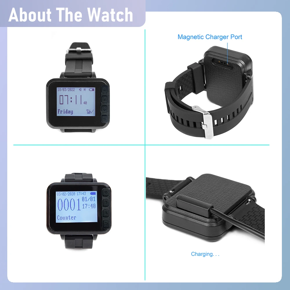 Restaurant Pager System Wireless Calling System Kitchen Paging Waiter ...