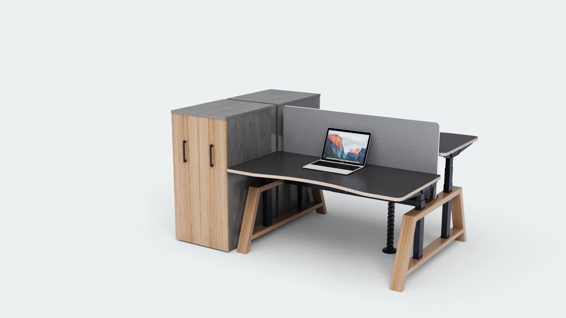 Height Adjustable Office Table Sit Stand Desk Design Adjustable ...