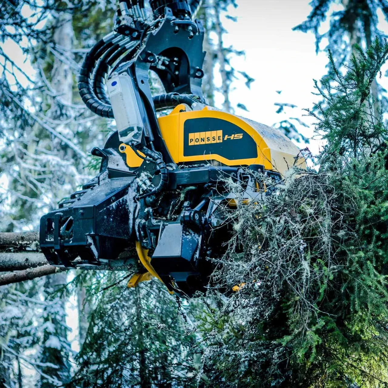 Ponsse Digger Logging Machine Ponsse Excavator Logging Equipment Ponsse ...