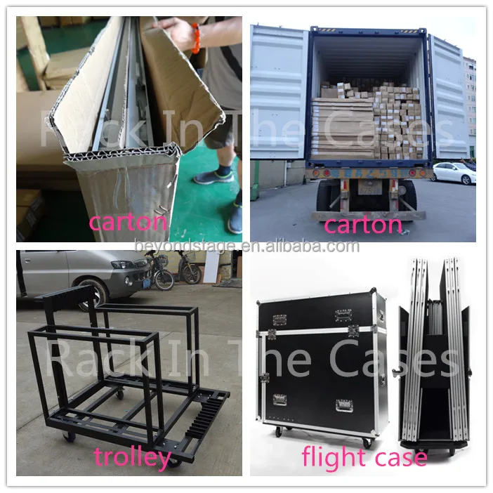 Platform Stage with Trolley Moving Easy Install Stage with Drum Riser ...