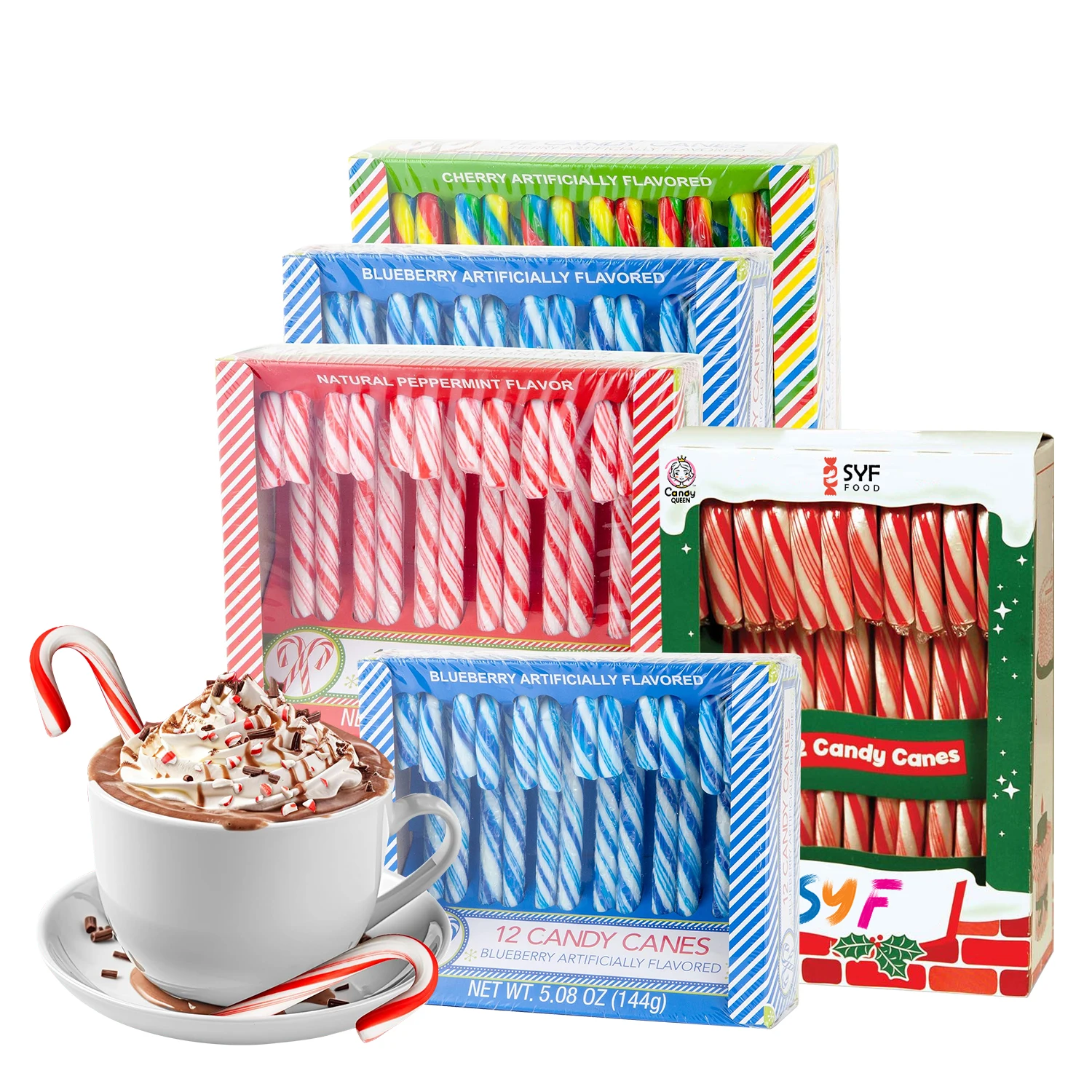 Alibaba.com: Wholesale Mini Peppermint Candy Canes, Hard Texture ...