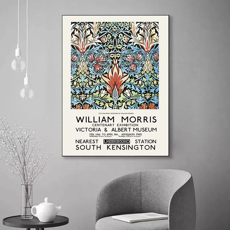 William Morris Vintage Famous Paintings Wall Art Pictures And Posters ...