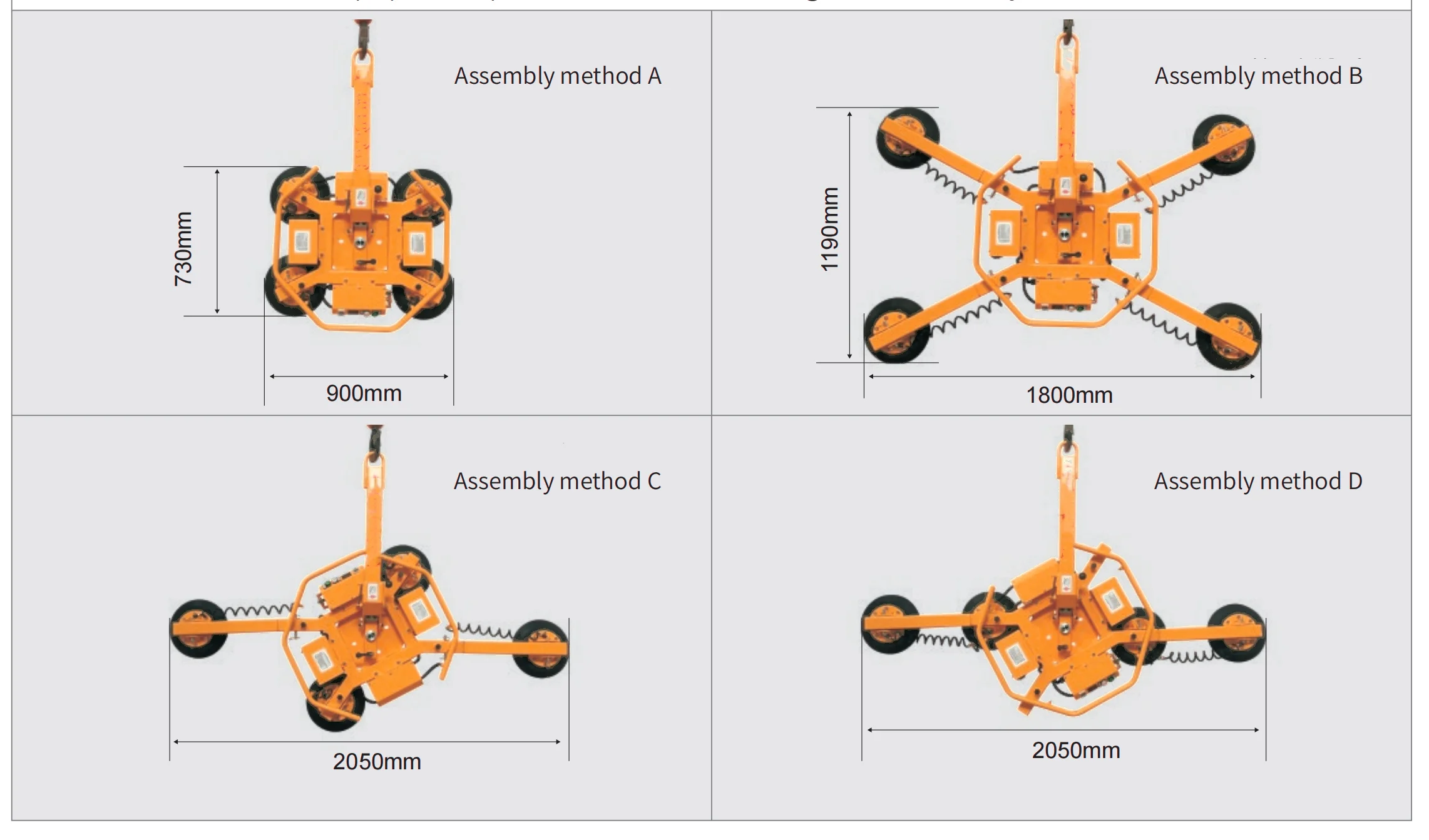 Factory Supply Small Size Load 500kg Electric Glass Vacuum Lifter Glass ...