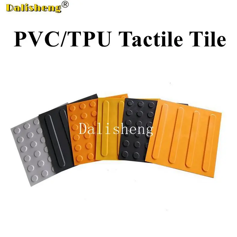 PVC TPU Plastic Rubber Tactile Indicator Paving Tiles