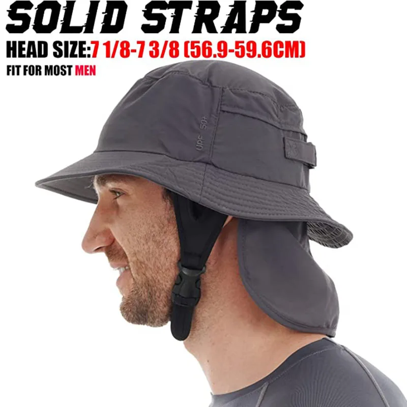 UPF 50+ Sun Protection Bucket Surf Hat - Unisex & Customizable