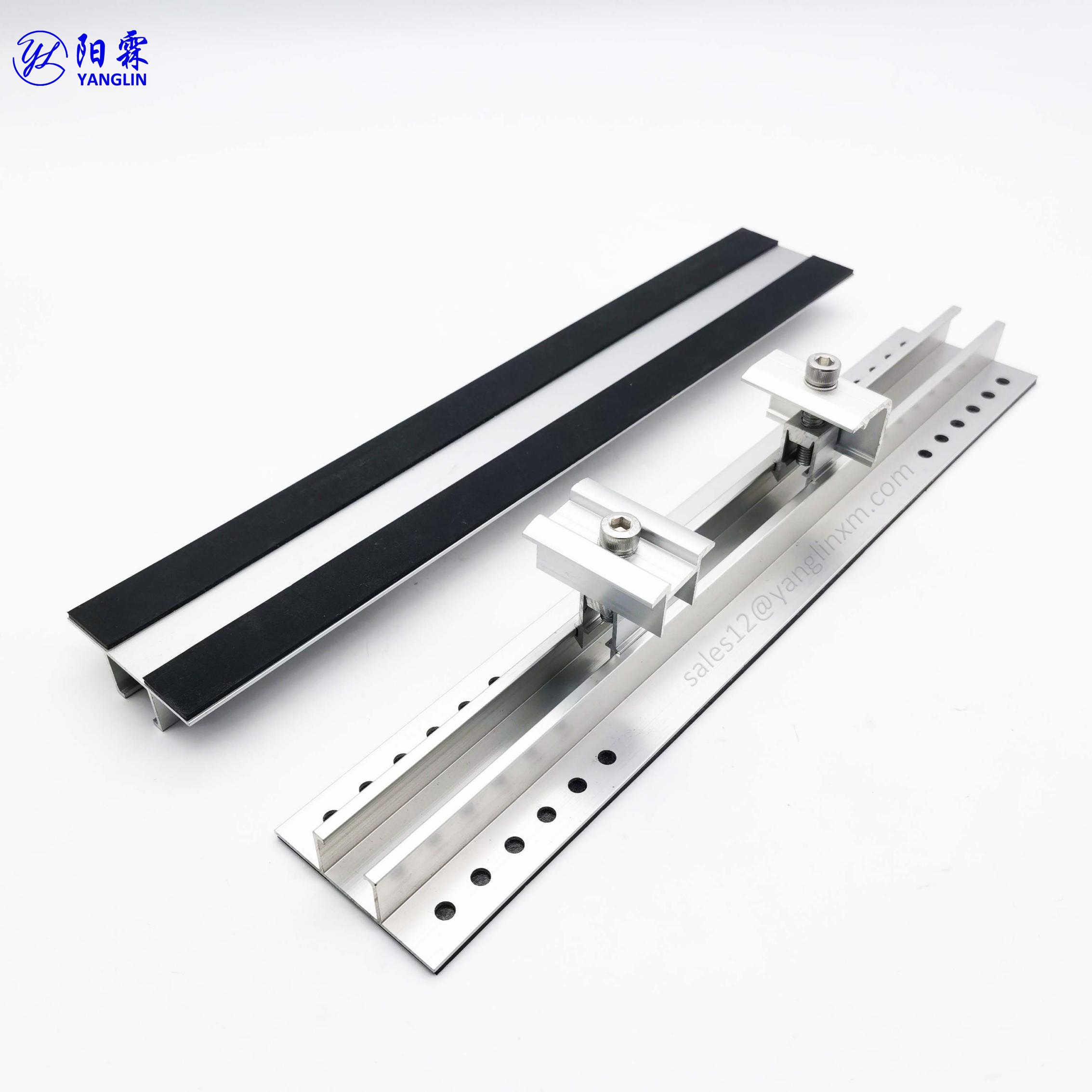 Lightweight Reliable Mini Rail System for Flat Roofs