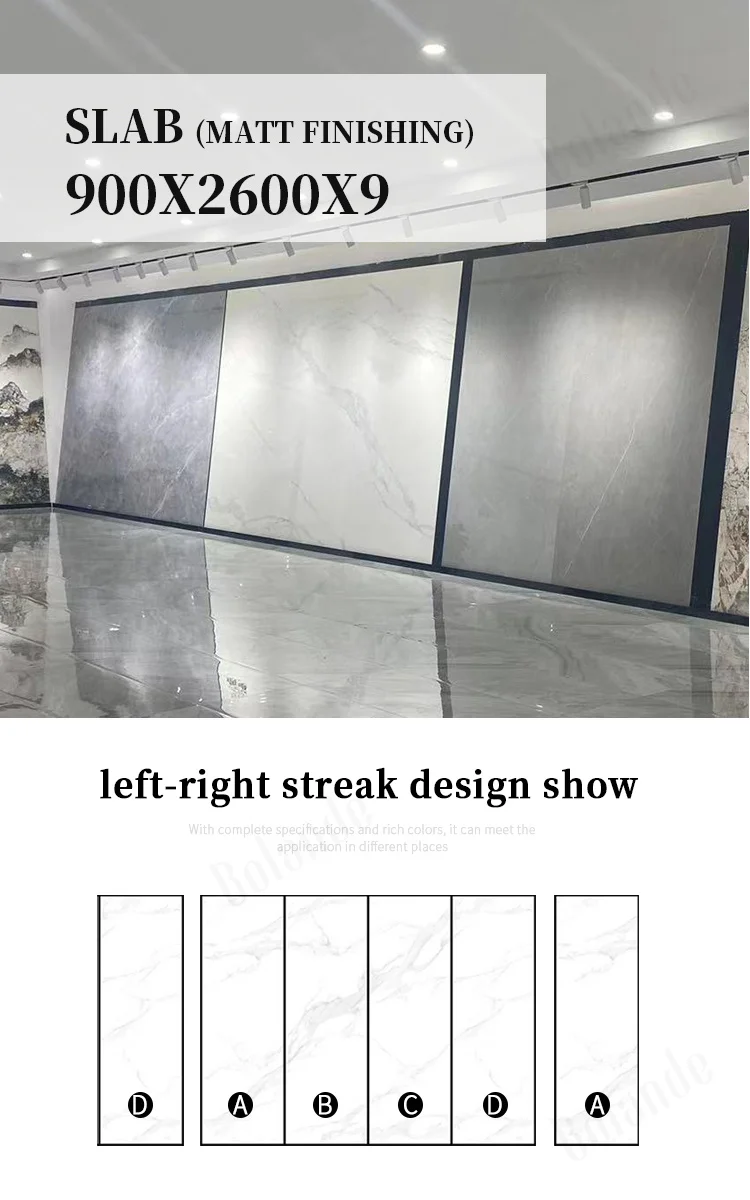 Big Slabs Floor Sintered Stone Tiles for Countertop