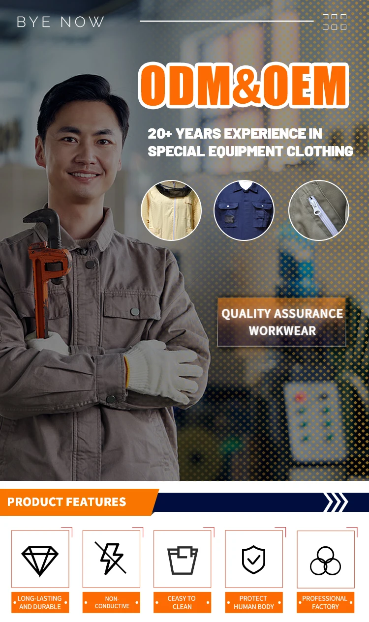 High Quality Mechanic Working Uniform For Engineer Flame Resistant ...