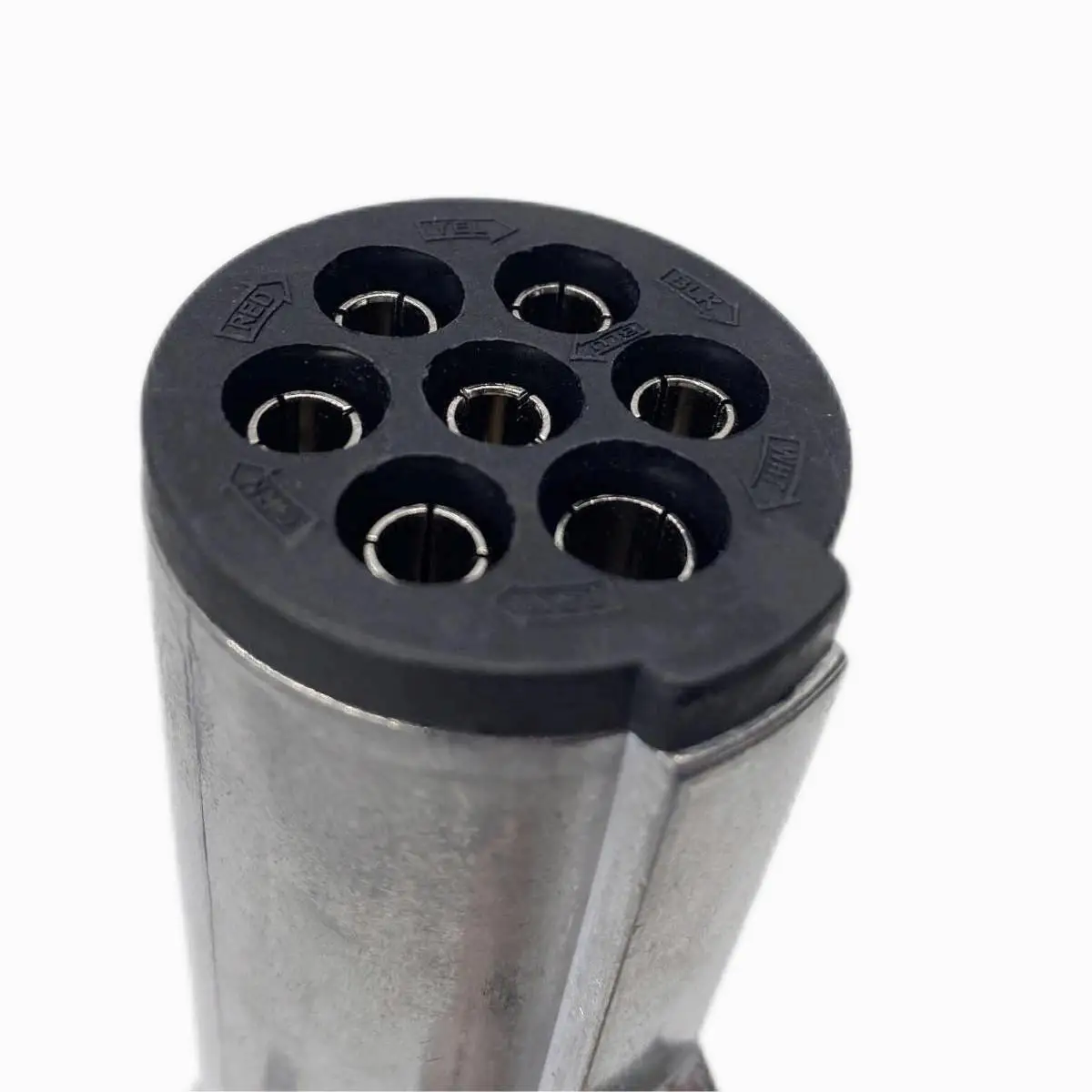 Yute 7-way Metal Housing Plug Assembly Trailer Connector For Semi Truck ...
