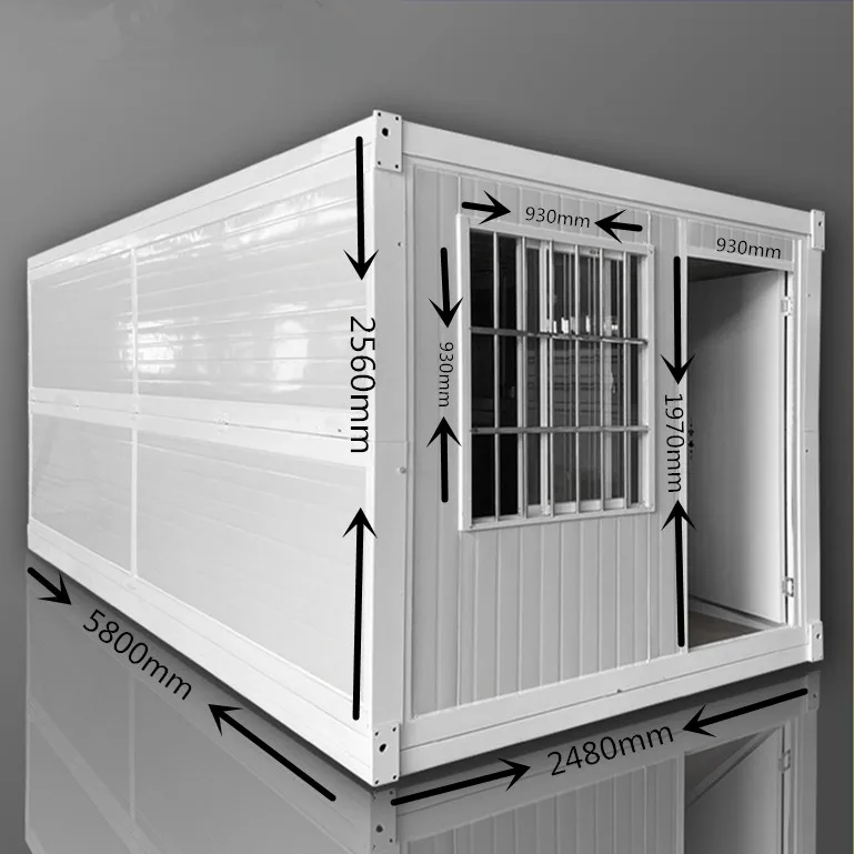 Luxury Modular Home Foldable Mobile Prefabricated 20ft Steel Folding ...