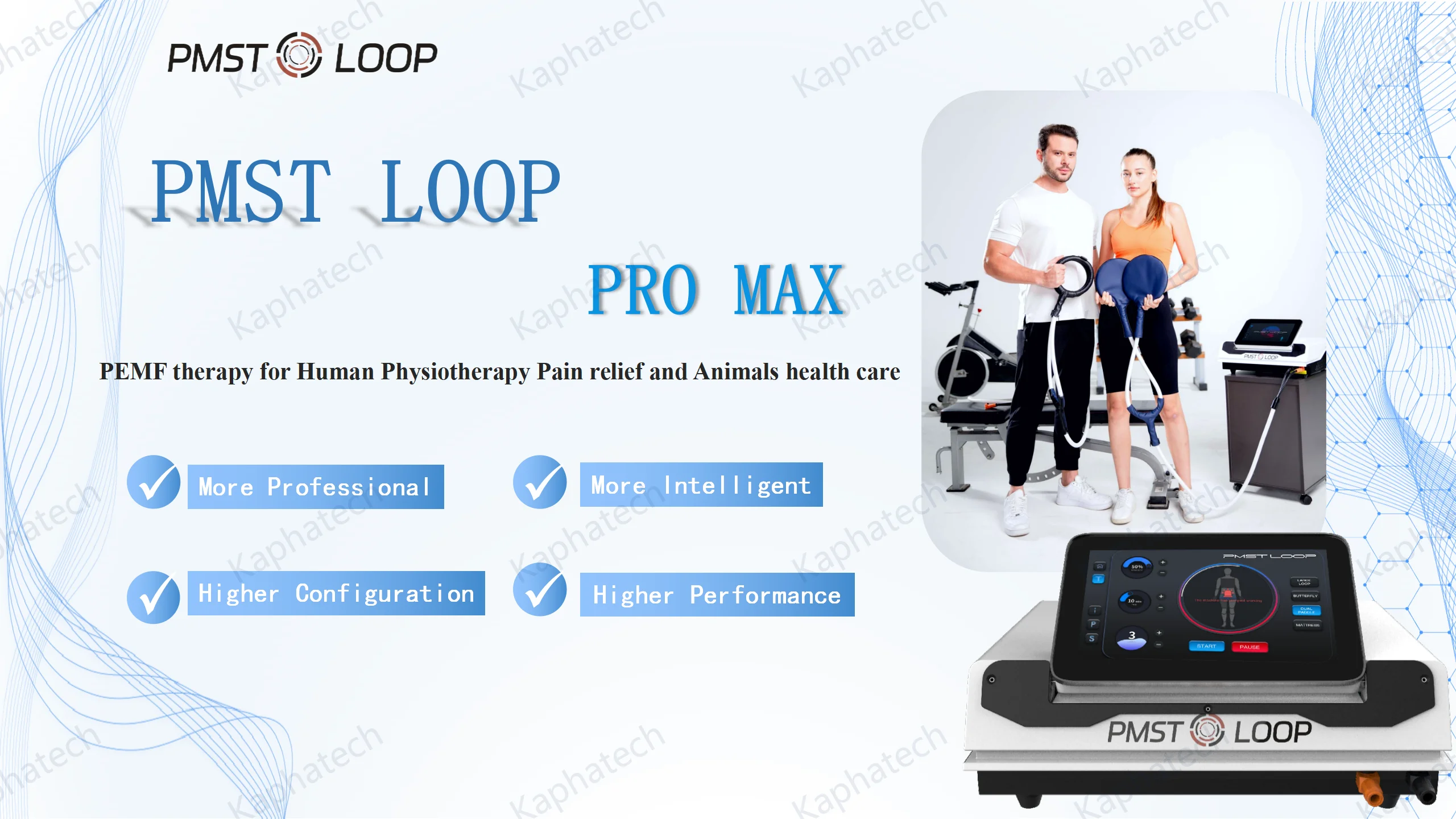 Newest Machines Pemf Equine PMST LOOP PRO MAX Pemf Pulsed ...