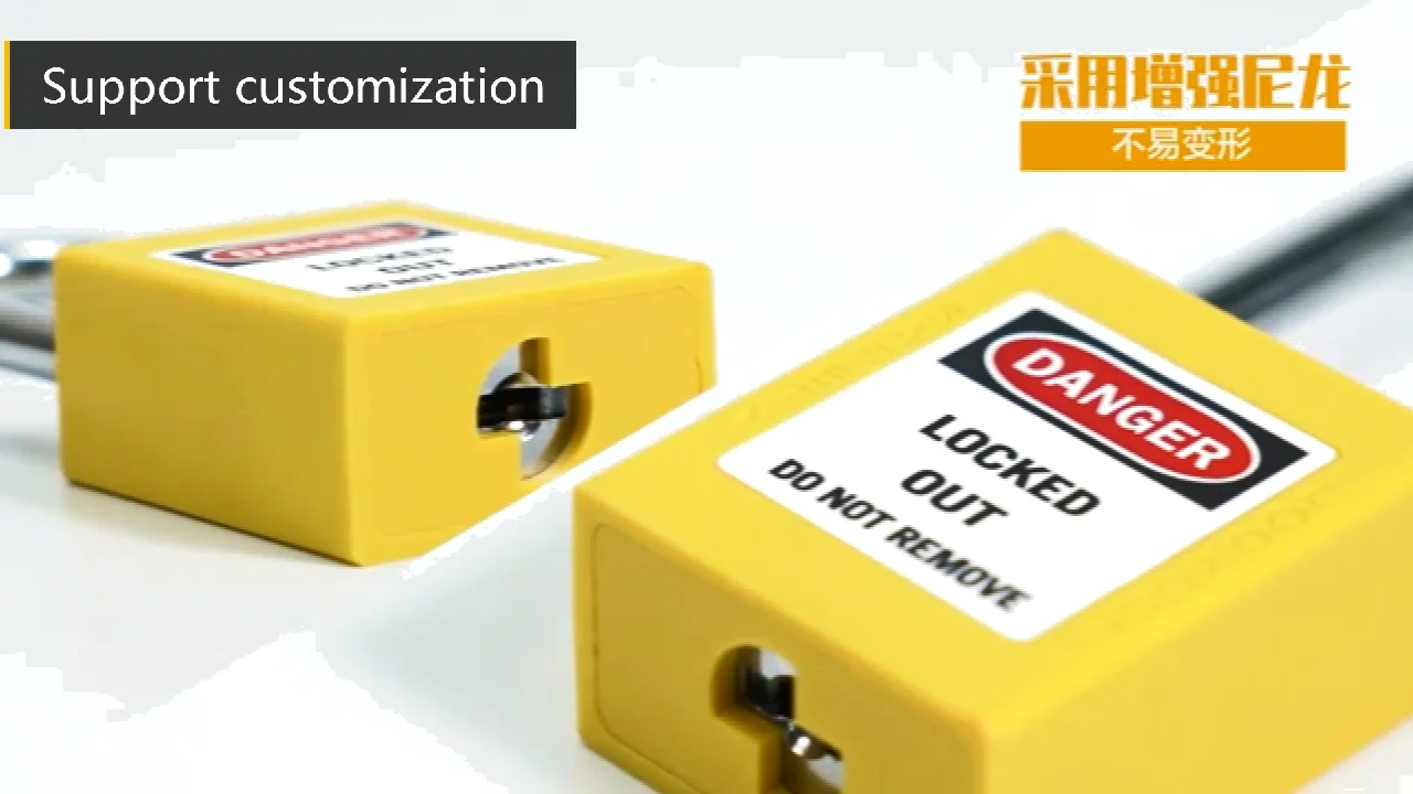 Boyue 38mm Loto Product Safety Padlock With Master Key And Steel ...