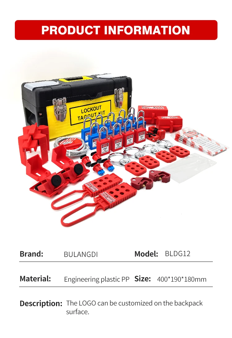 Plastic Safety Lock Management Box - BLDG12 LOTO Safety Lock