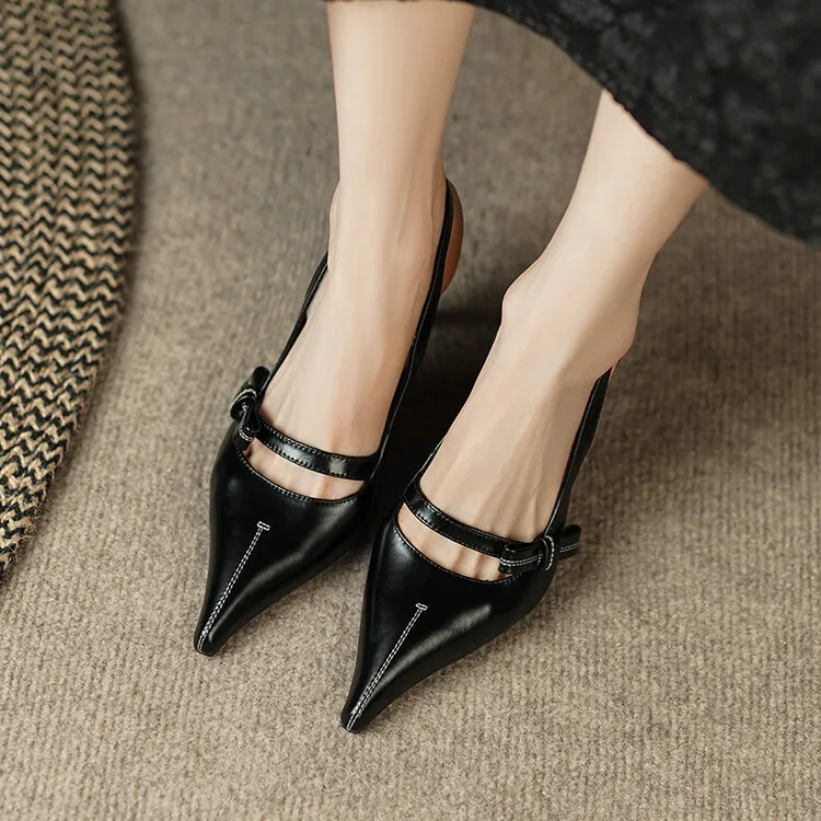 Wholesale High Quality Genuine Leather Shoes Women Summer Elegant ...