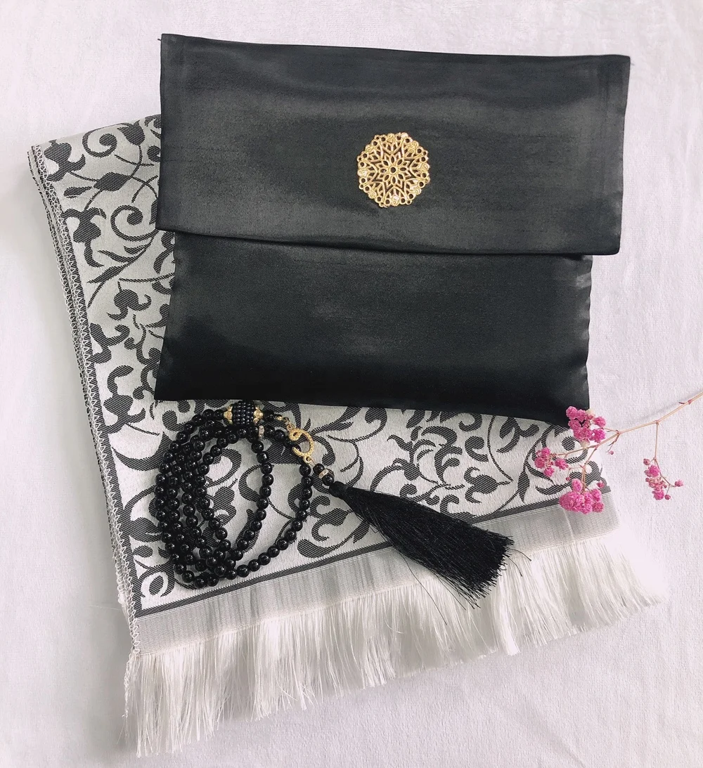 Travel Portable Turkish Prayer Mat Rug for Muslim Gifts