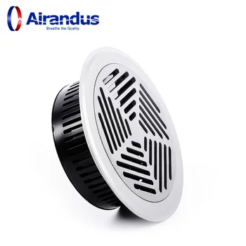 Ventilation System Air Vent Cover Grille Round Duct Decorative Register ...