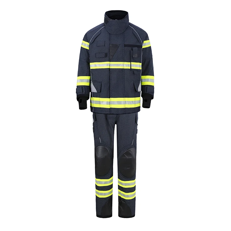 CE certified EN469 Navy blue Firefighters suits| Alibaba.com