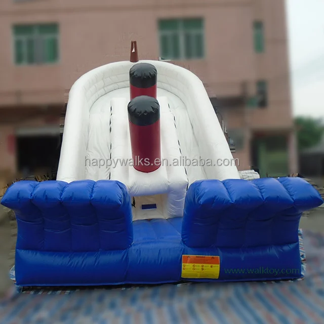 Titanic Themed Inflatable Slide Titanic Themed Inflatable Slide ...