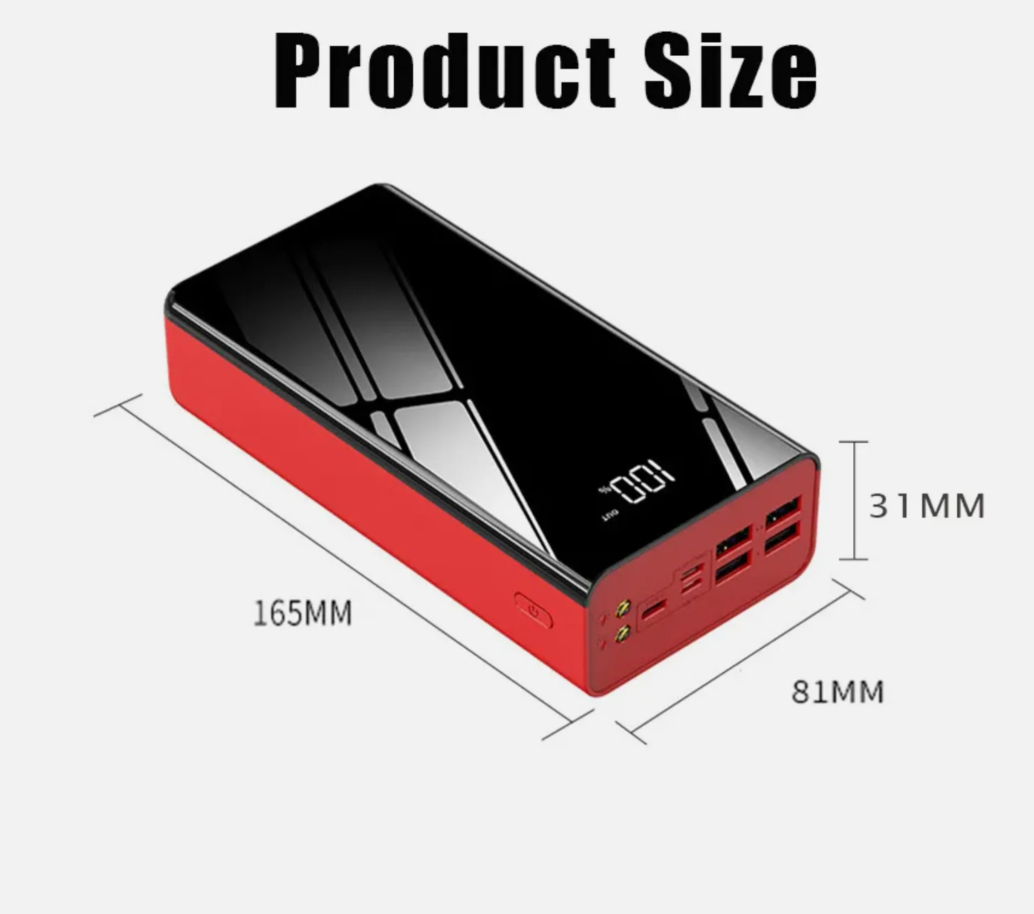 OEM Logo 50000mAh Portable Power Bank Larger Capacity Super Charger ...