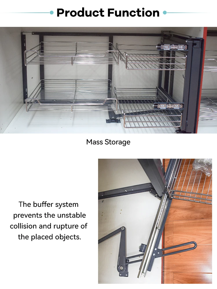Modular Pullout Drawers - Efficient Kitchen Storage