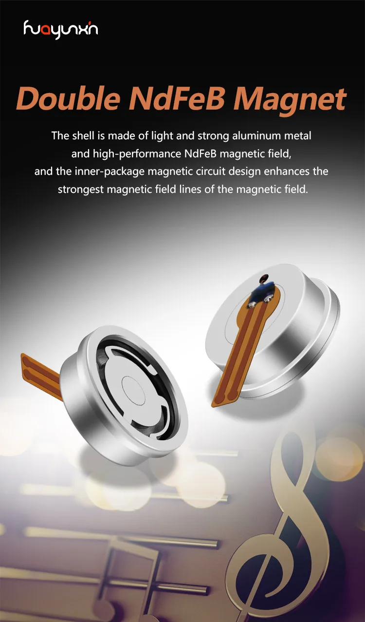 HUAYUNXIN HG16 Speaker Driver Unit 17.8mm 8ohm 110db/mw 1w Shrapnel ...