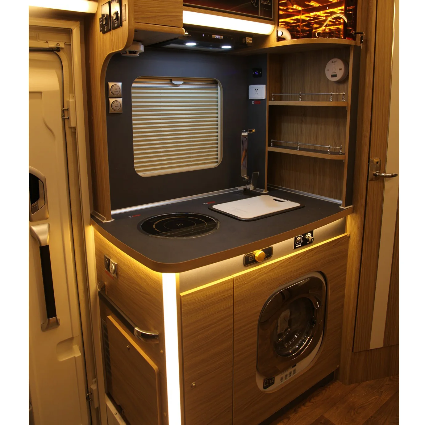 Modern Multifunctional RV Kitchen Storage Cabinets with Sink Eco ...