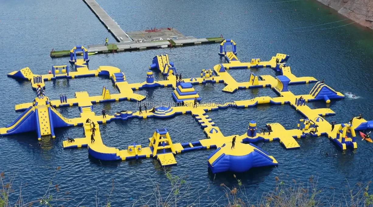 High Quality Aqua Park Floating Water Park Obstacle Course Sport Parks ...