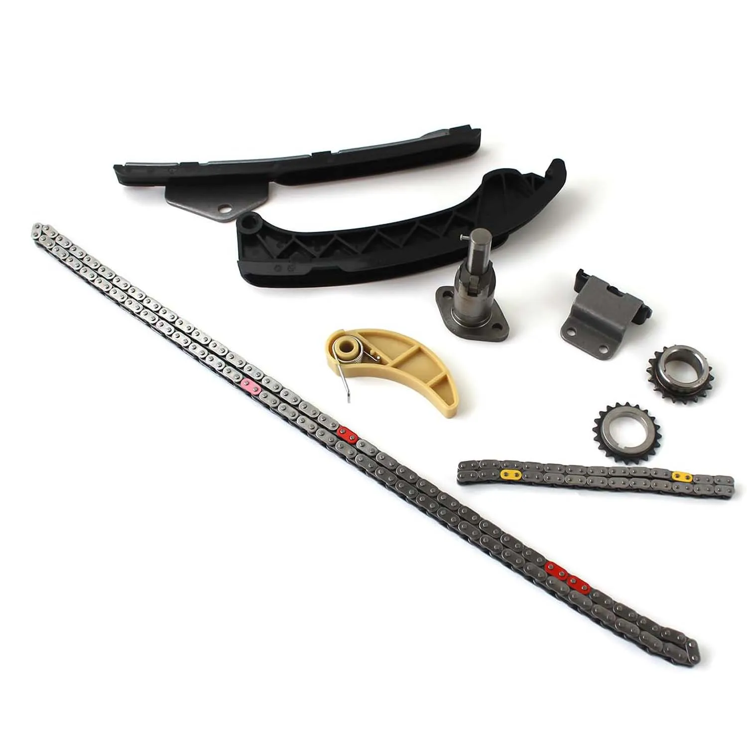 10pc/set Timing Chain Kit Guide Rail Tensioner Sprockets Engine For ...