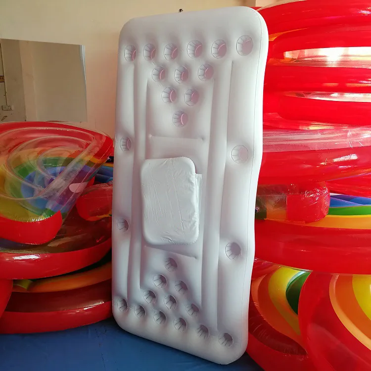 Floating Inflatable Large Pool Party Barge Outdoor P-ong Table For ...