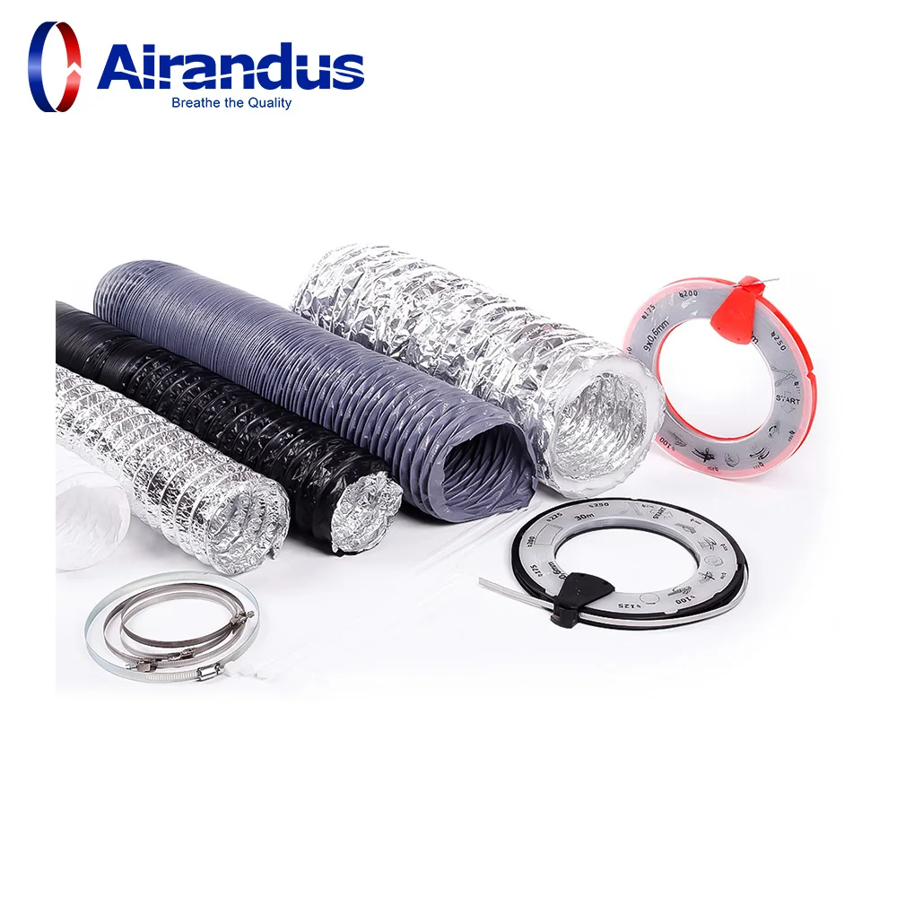 Alibaba.com: ALU REC Aluminum Non-insulated Rectangular Flexible Duct ...