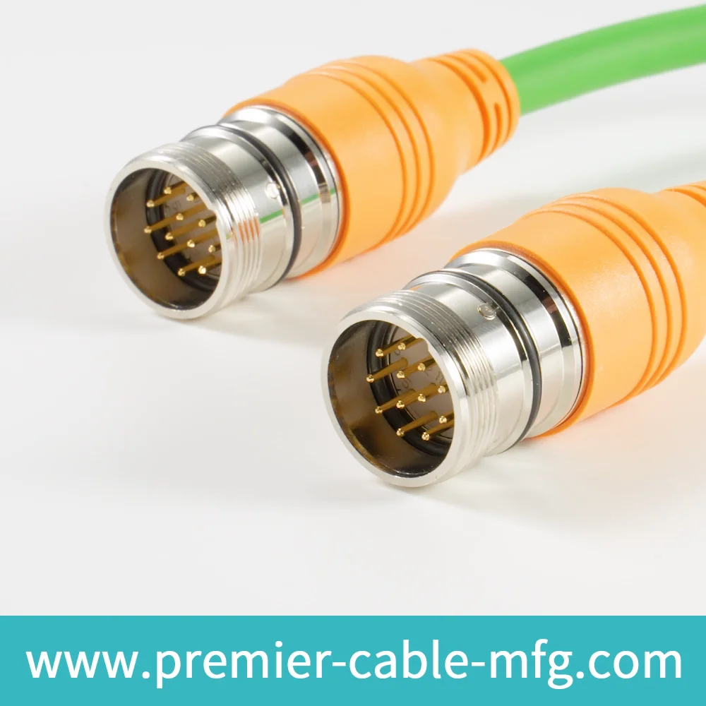 Factory Automation M23 12pin Sensor Actuator Signal Cable Assembly - Buy Factory Automation M23 ...