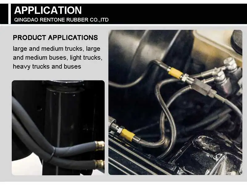 Auto Flexible Brake Tube Sae J1401 Dot Certified Rubber Hydraulic Brake ...