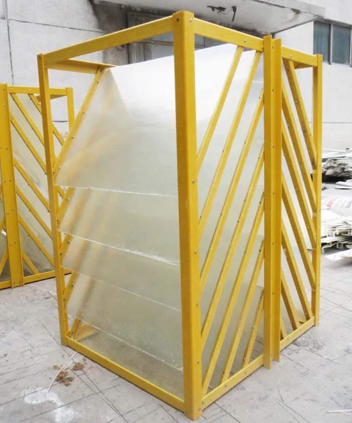 Customized Fiberglass Frame FRP Structure Frame for Wastewater ...