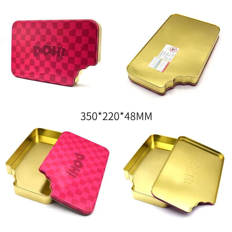 Custom Printing Irregular Shape Metal Cans Sweet Food Tin Packaging Box ...